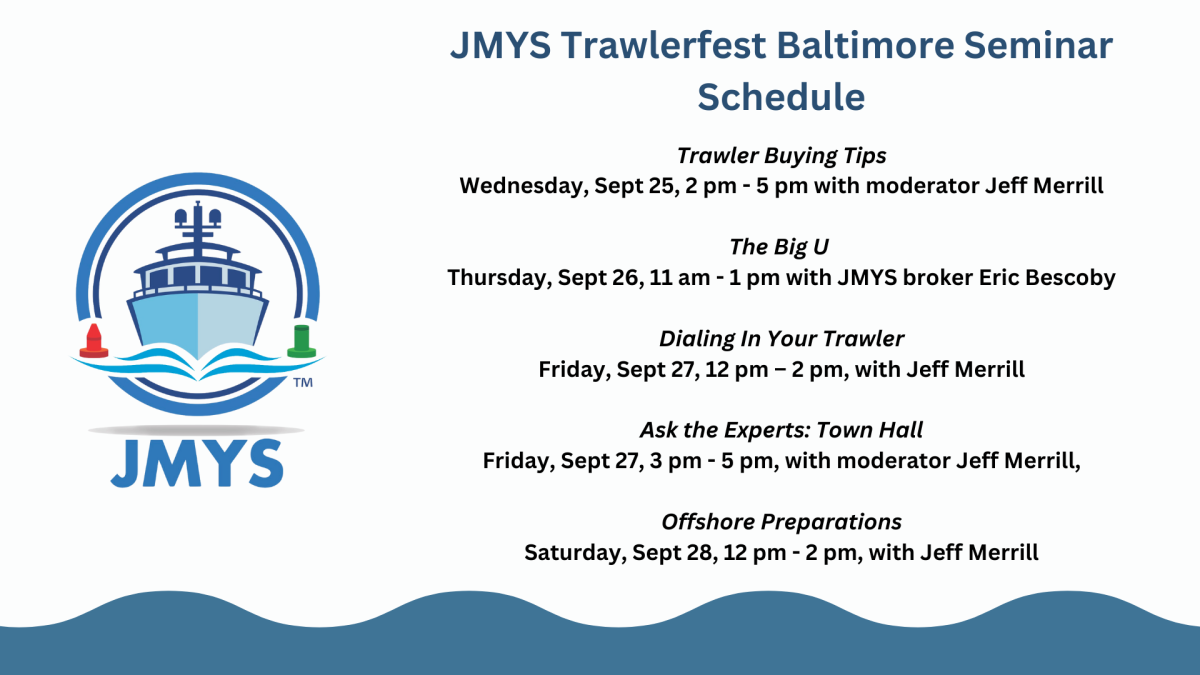 Trawlerfest Baltimore Recap – September 2024 | JMYS - Trawler Specialists